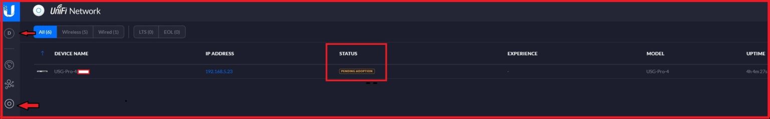 Ubiquiti Unifi USG Pro-4 Initial Setup - GUI Method